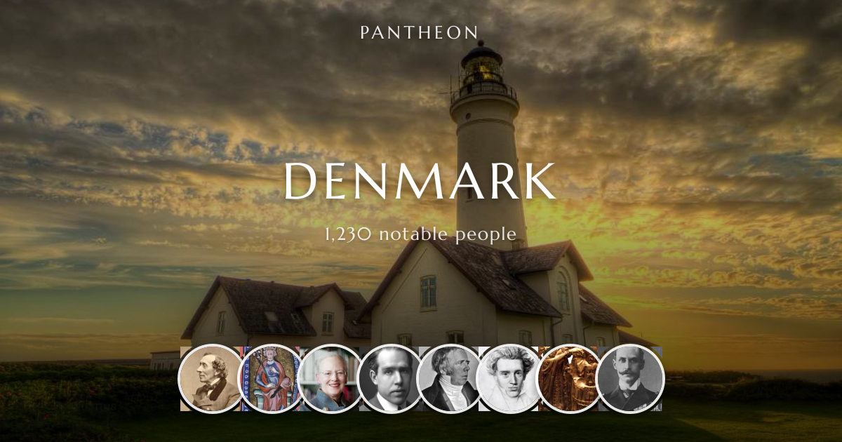 Famous People from Denmark | 1,229 Notable Denmark People | Pantheon