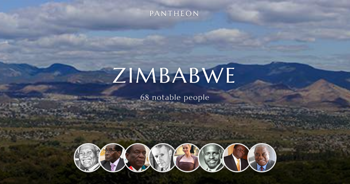 Famous People from Zimbabwe | 68 Notable Zimbabwe People | Pantheon