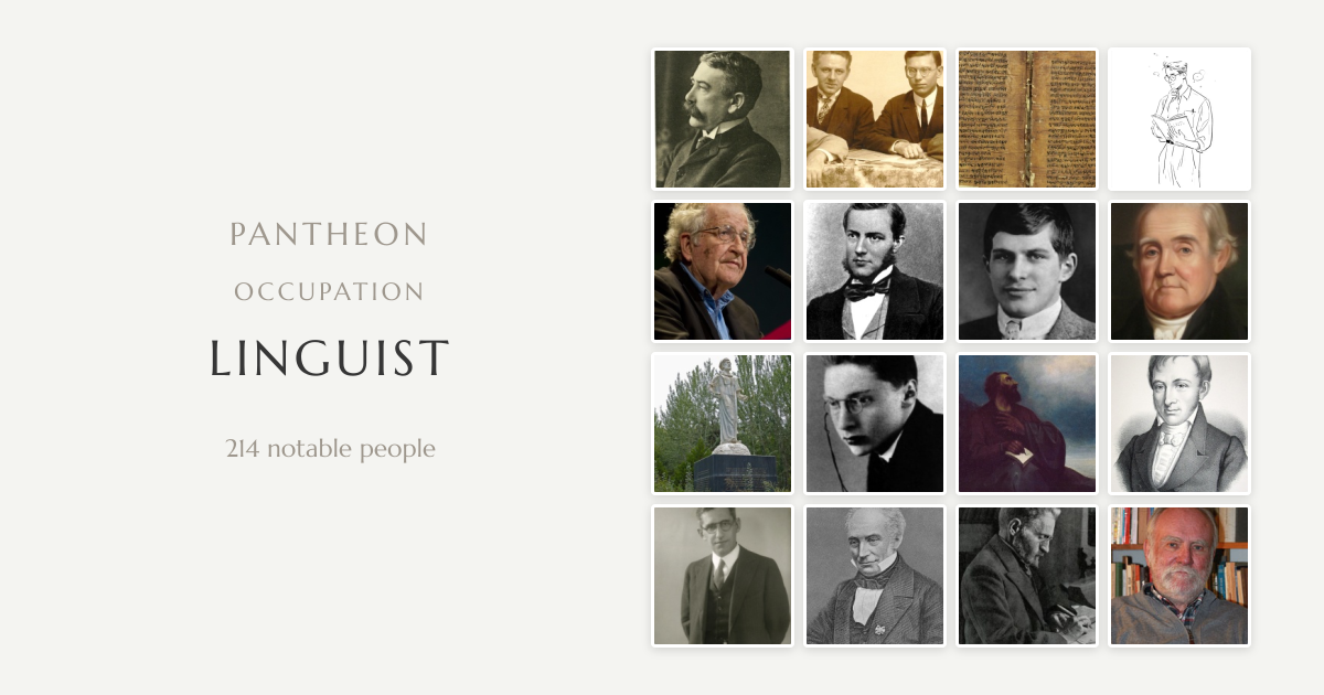 Linguists | Pantheon