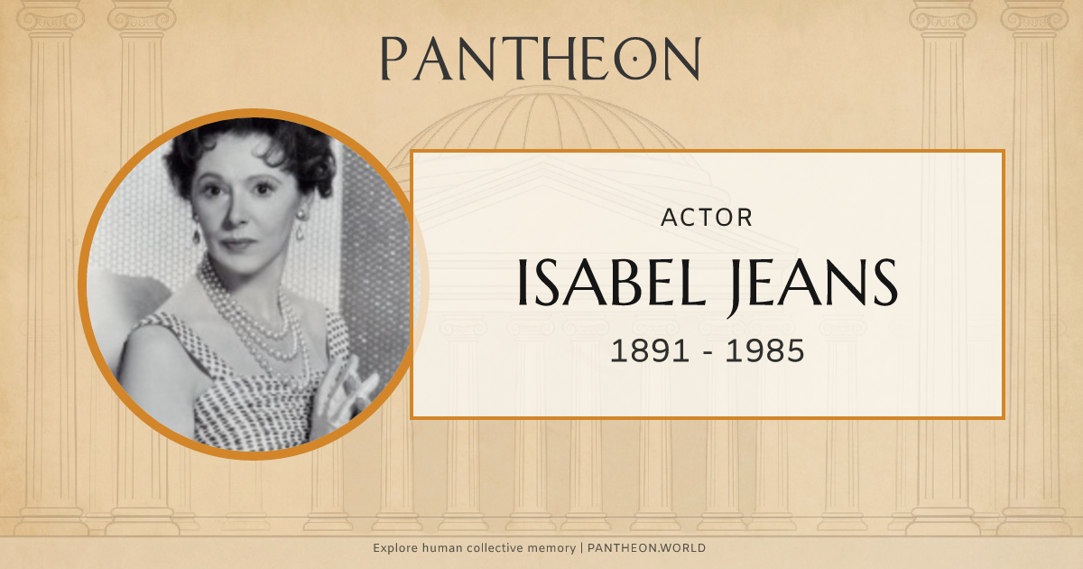 Isabel Jeans Biography | Pantheon