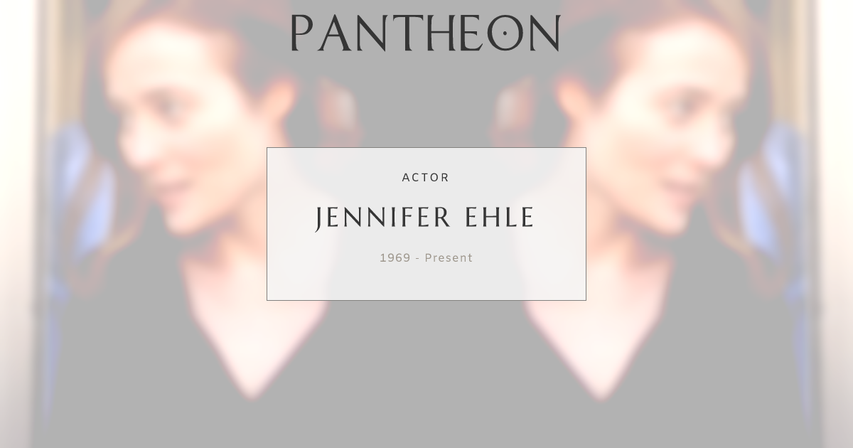 Jennifer Ehle Biography | Pantheon