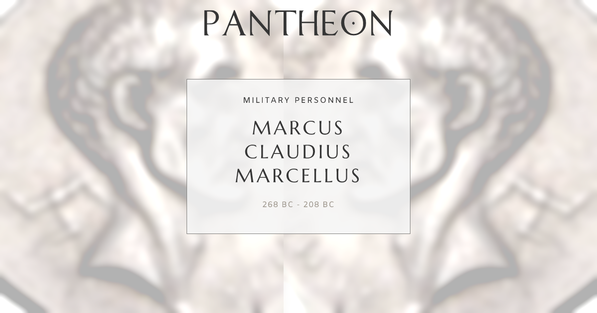 Marcus Claudius Marcellus Biography | Pantheon