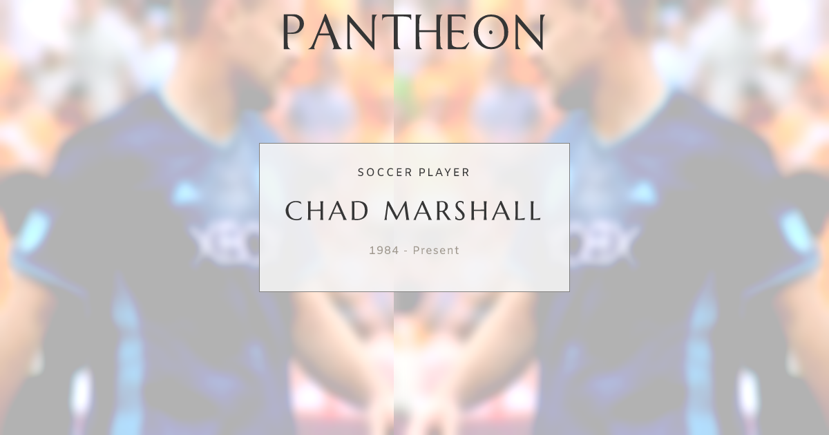 Chad Marshall Biography | Pantheon