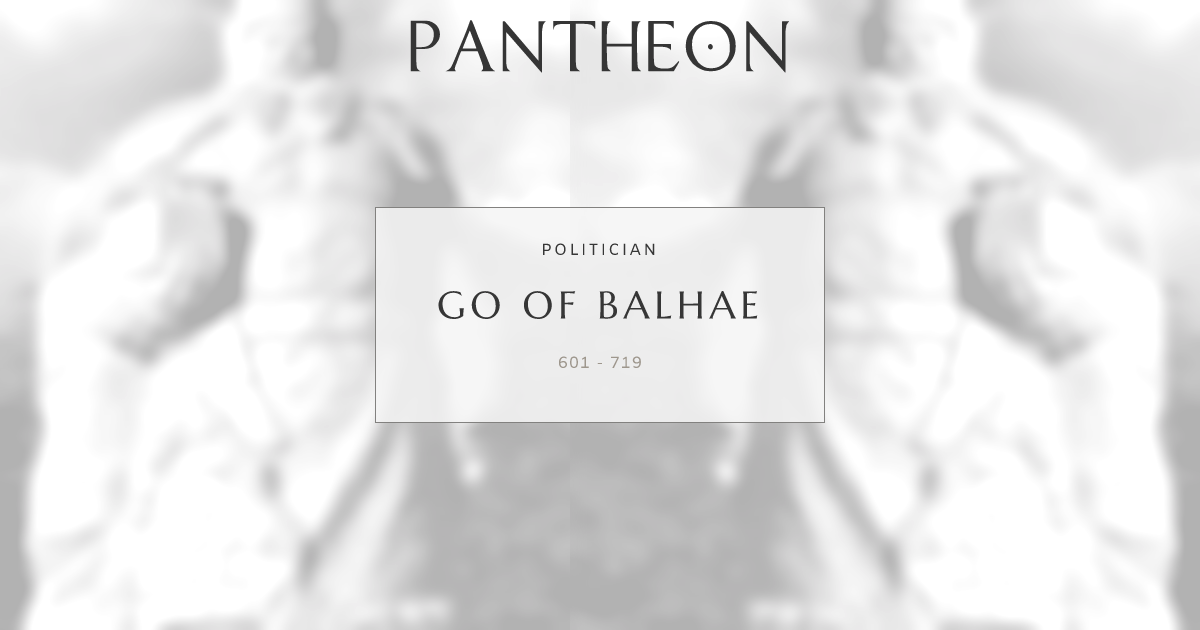 Go of Balhae Biography | Pantheon