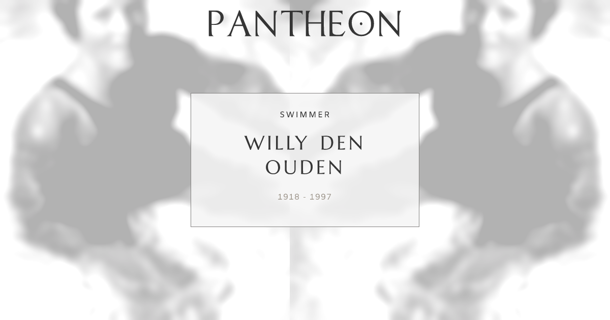 Willy den Ouden Biography | Pantheon