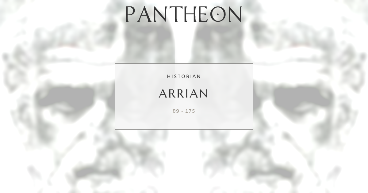 Arrian Biography | Pantheon