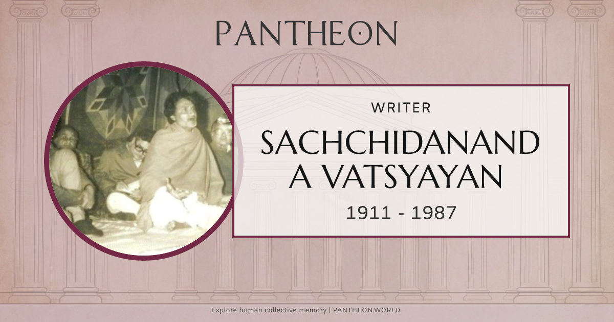 Sachchidananda Vatsyayan Biography | Pantheon