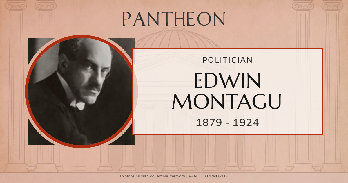 Edwin Montagu Biography | Pantheon
