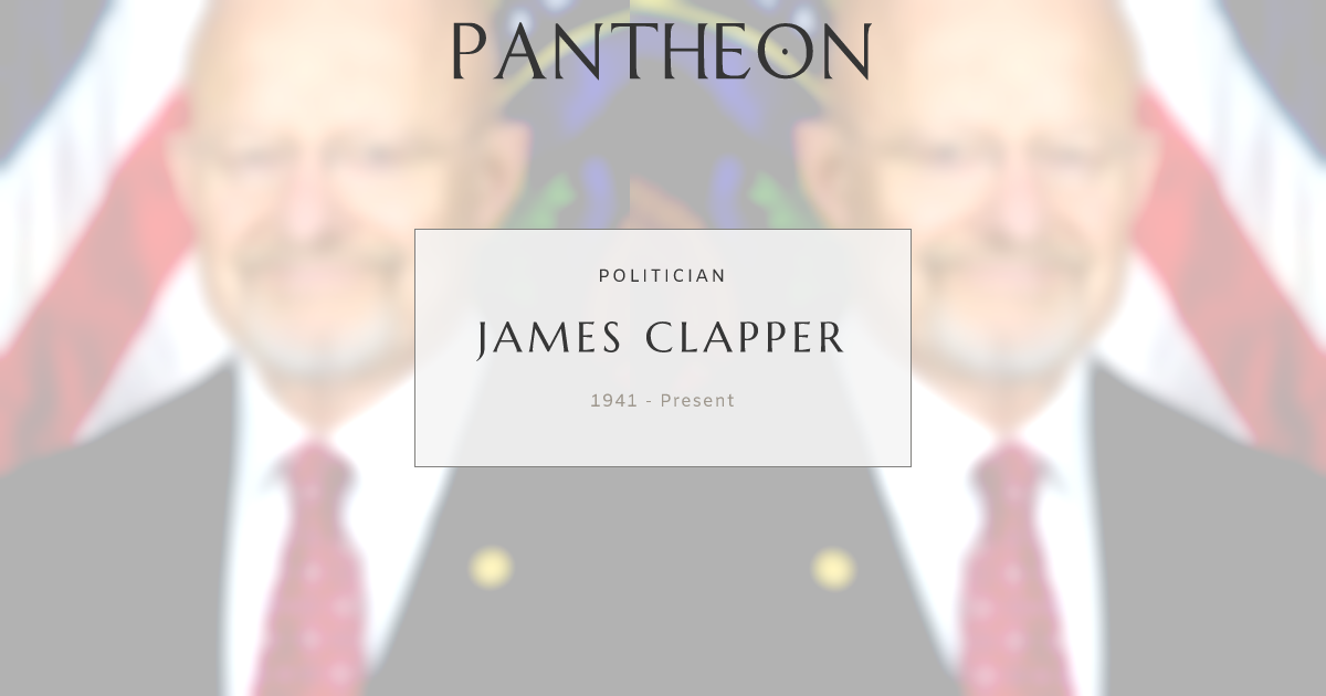 James Clapper Biography | Pantheon