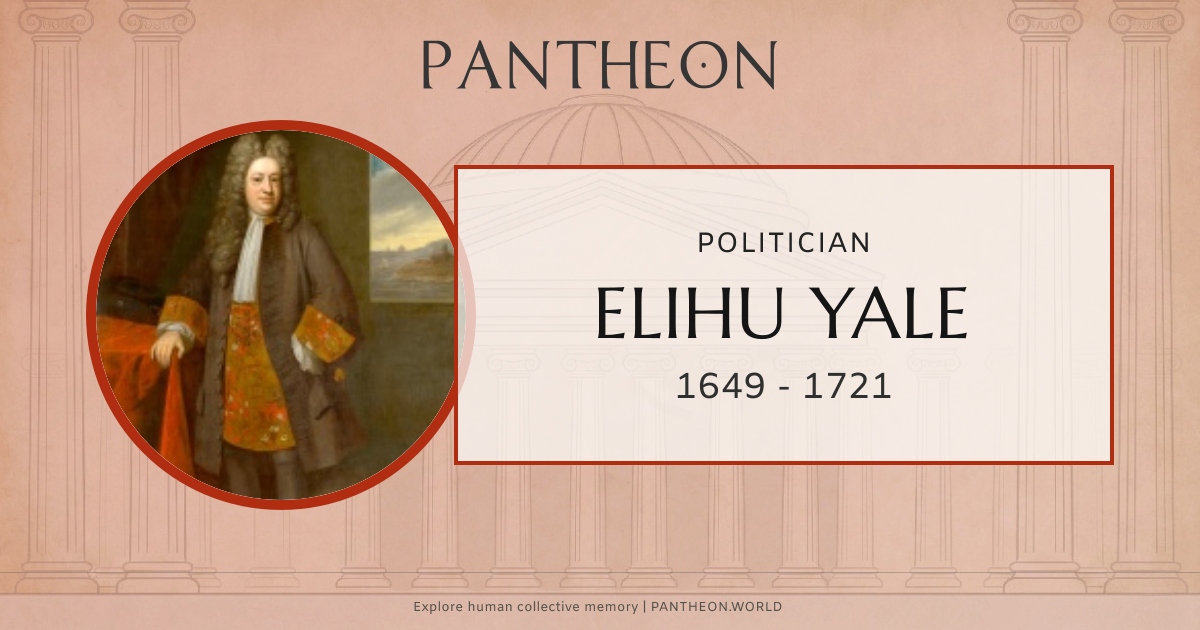 Elihu Yale Biography | Pantheon