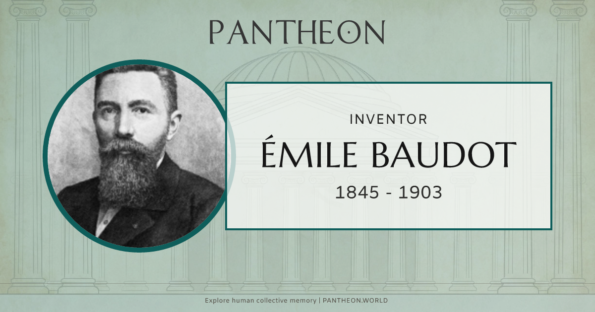 Émile Baudot Biography | Pantheon
