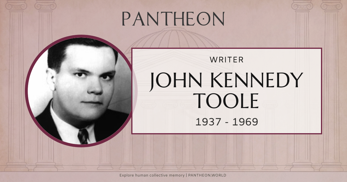 John Kennedy Toole Biography | Pantheon