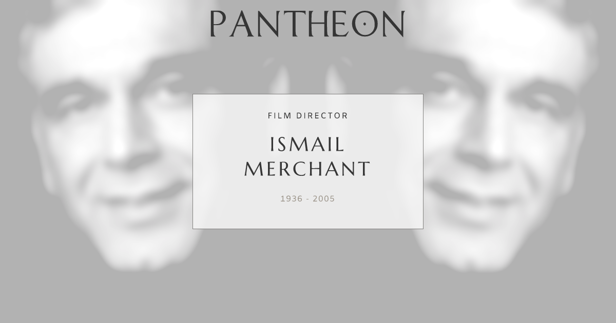 Ismail Merchant Biography | Pantheon