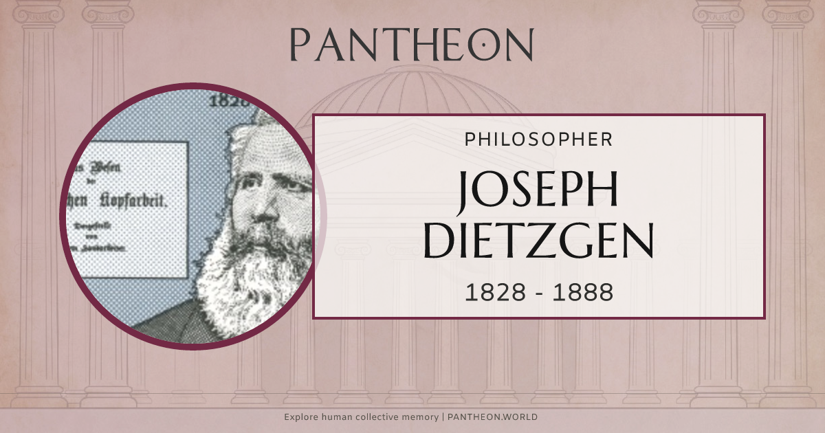 Joseph Dietzgen Biography | Pantheon