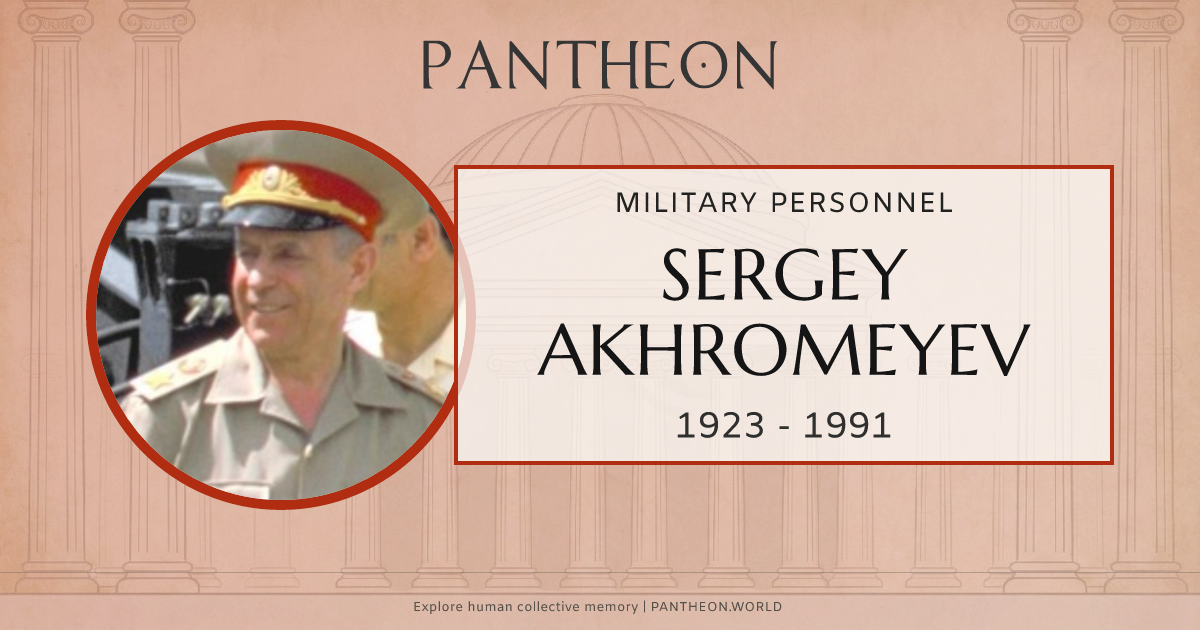 Sergey Akhromeyev Biography | Pantheon