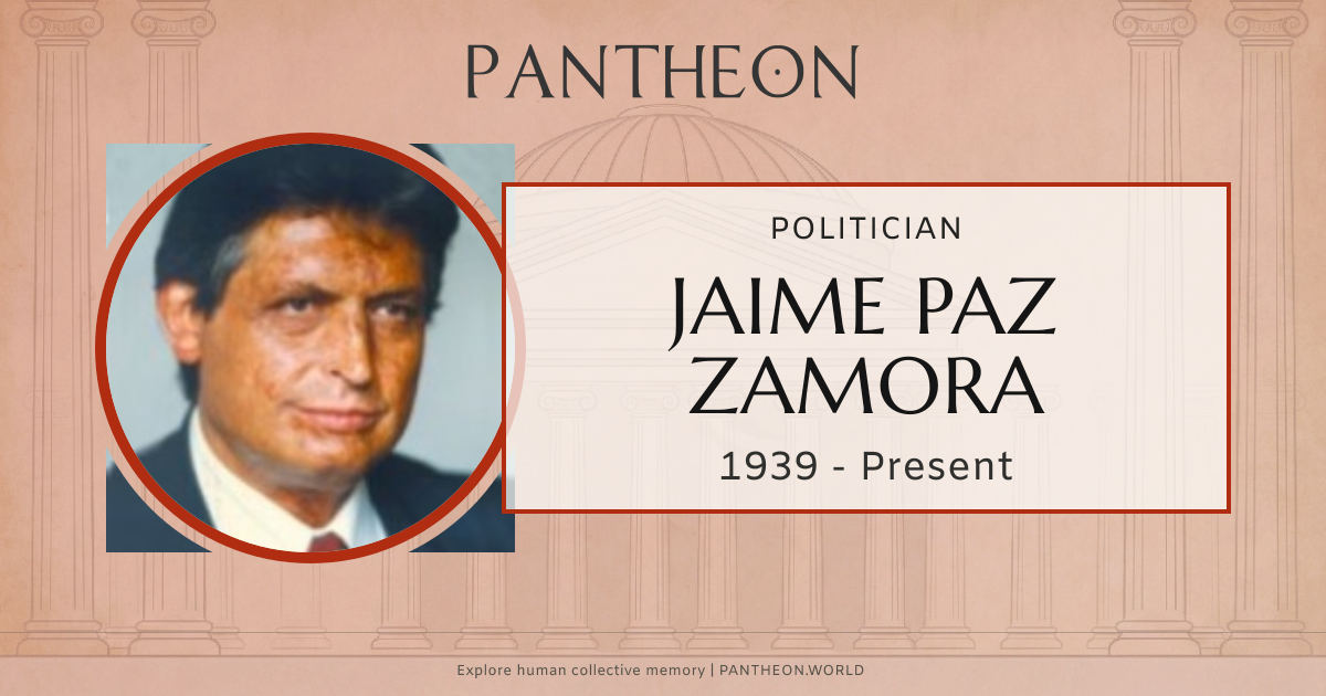 Jaime Paz Zamora Biography | Pantheon