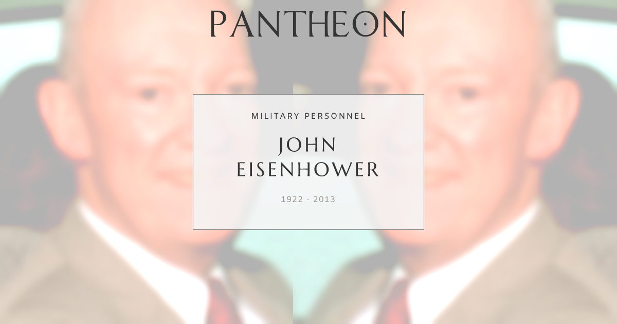 John Eisenhower Biography | Pantheon