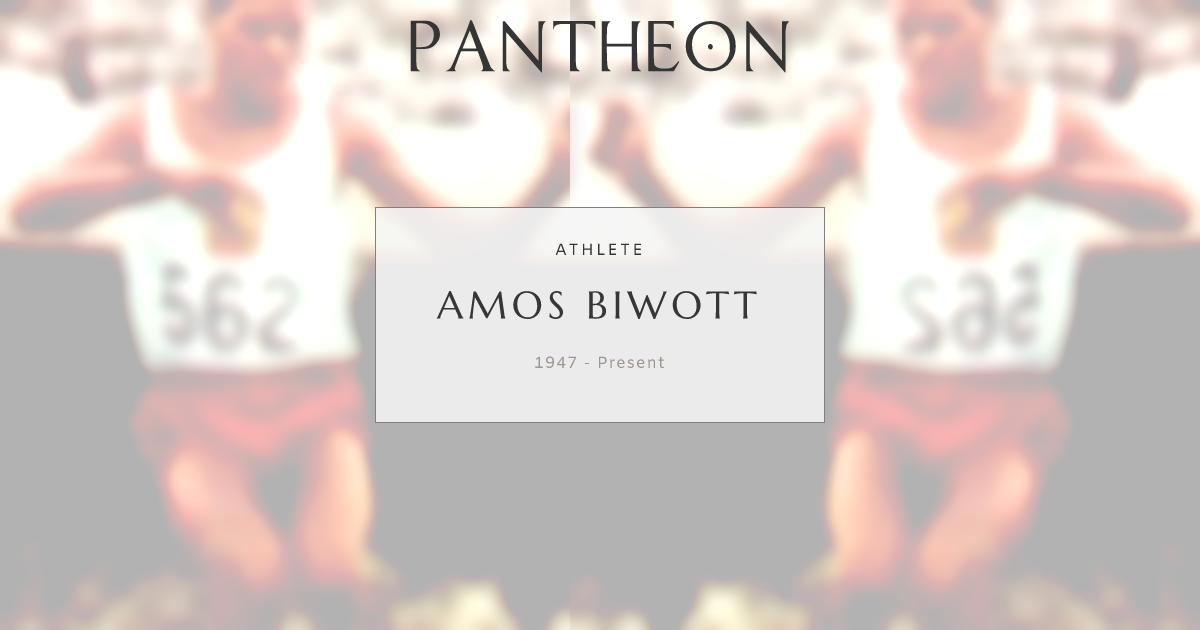 Amos Biwott Biography | Pantheon