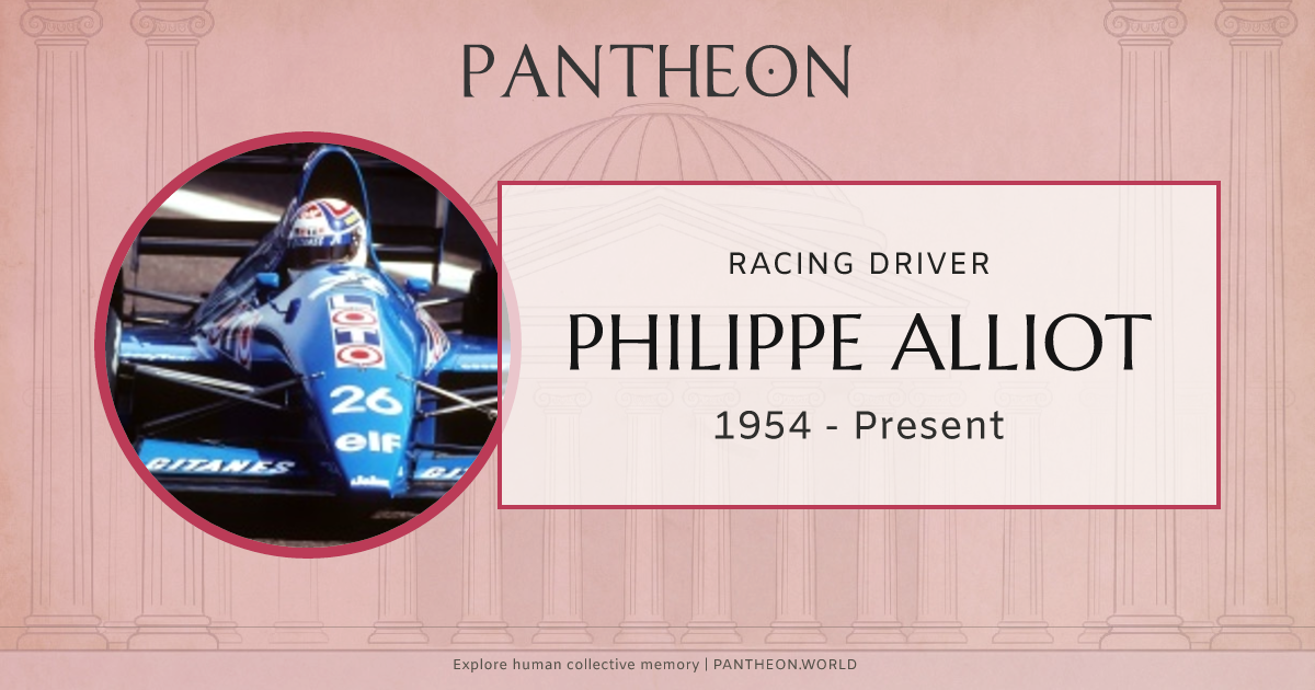 Philippe Alliot Biography | Pantheon