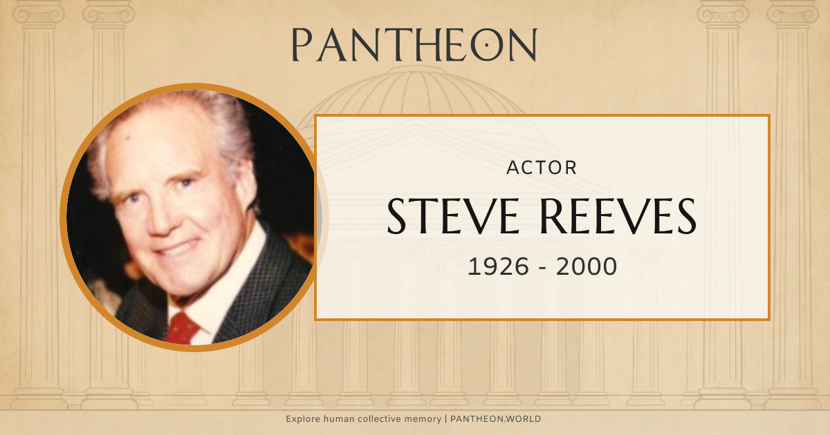 Steve Reeves Biography | Pantheon