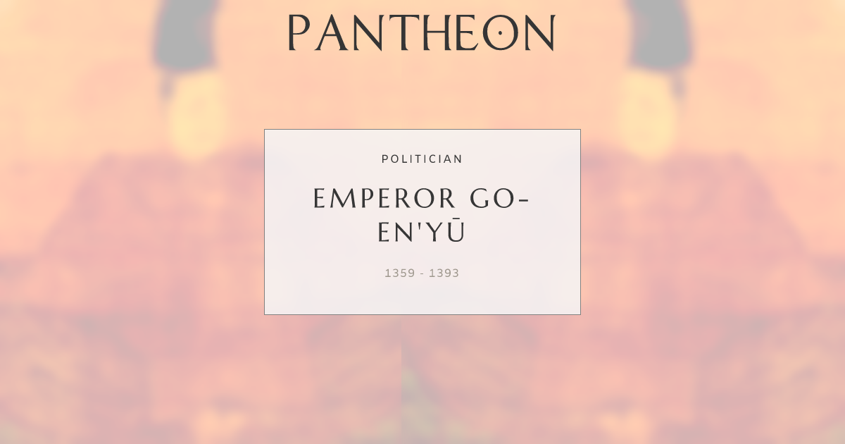 Emperor Go-En'yū Biography | Pantheon