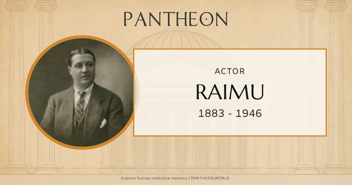 Raimu Biography | Pantheon