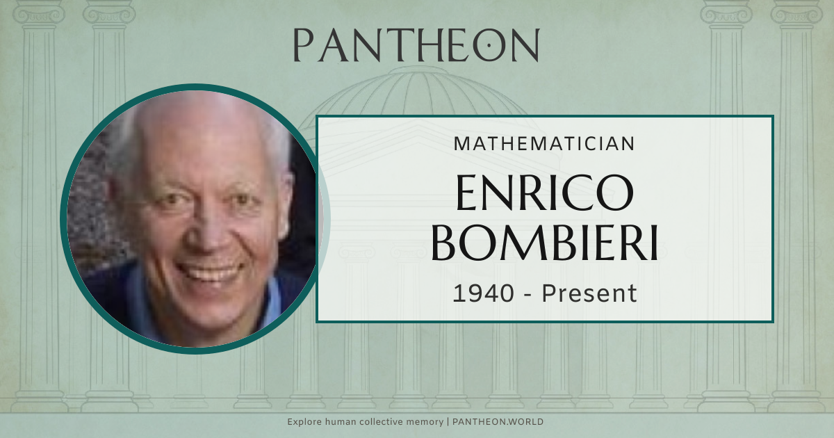 Enrico Bombieri Biography | Pantheon