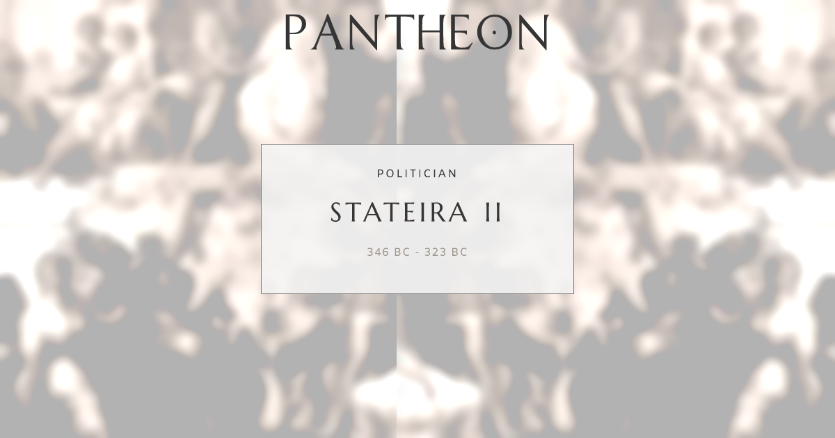 Stateira II Biography | Pantheon