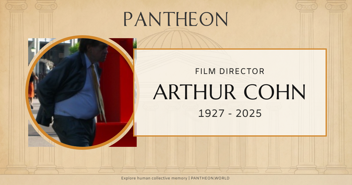 Arthur Cohn Biography | Pantheon