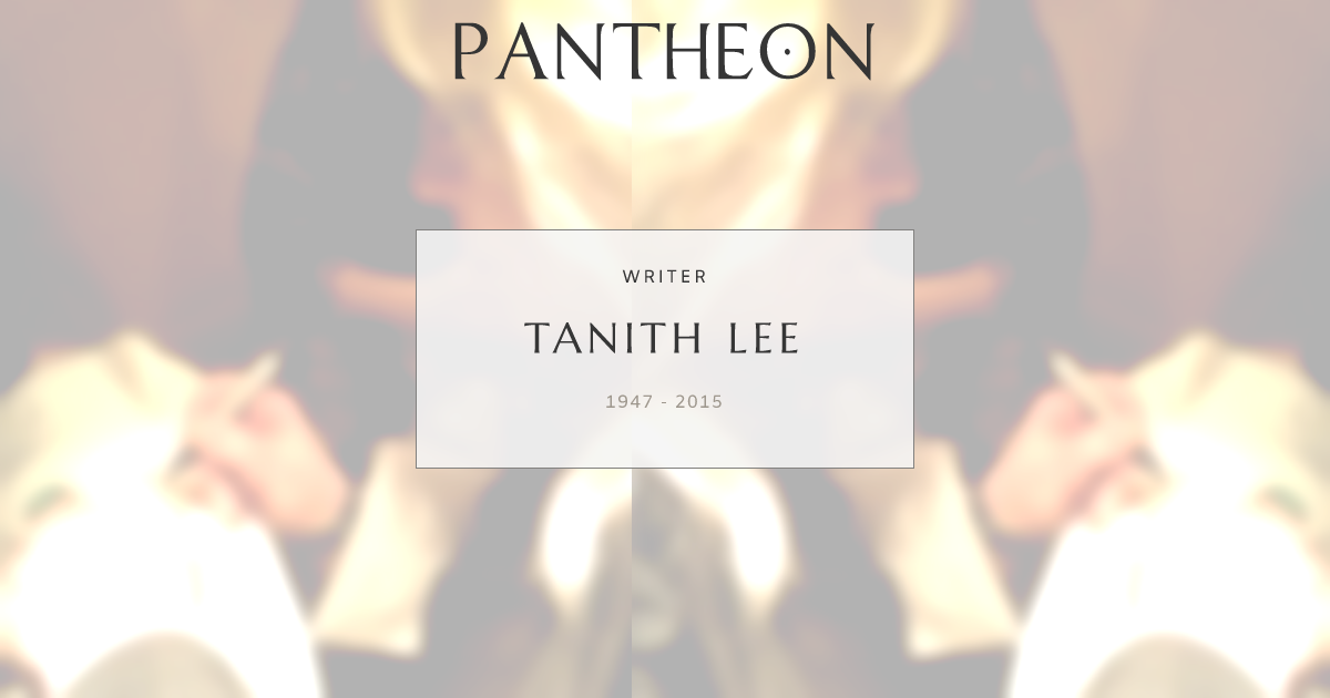 Tanith Lee Biography | Pantheon