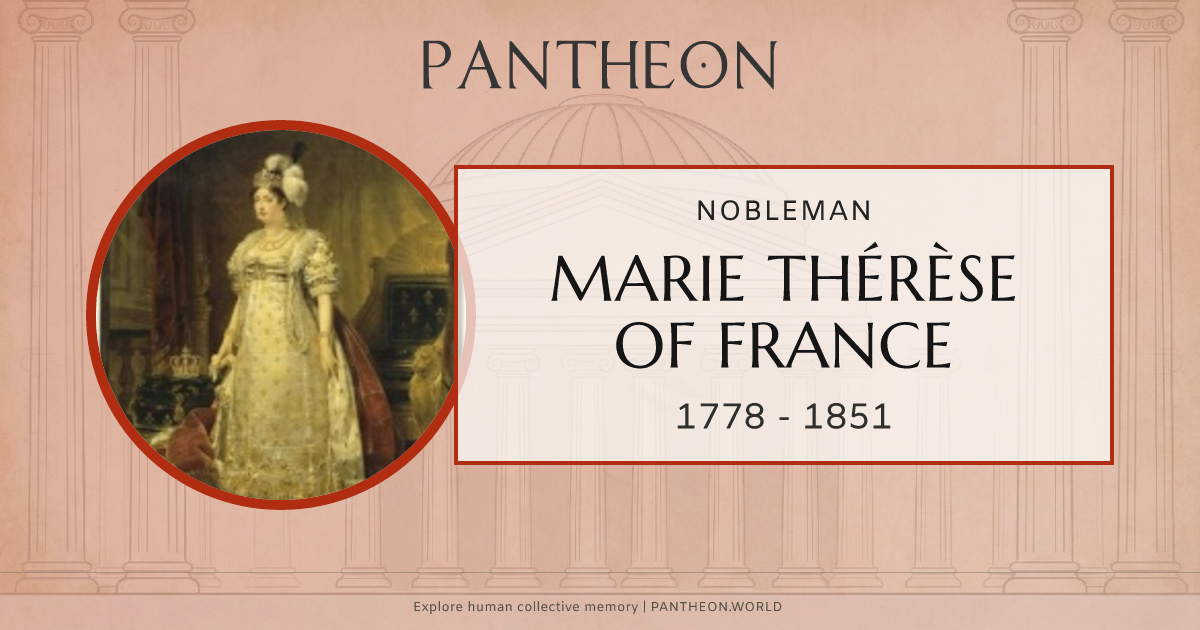 Marie Thérèse of France Biography | Pantheon