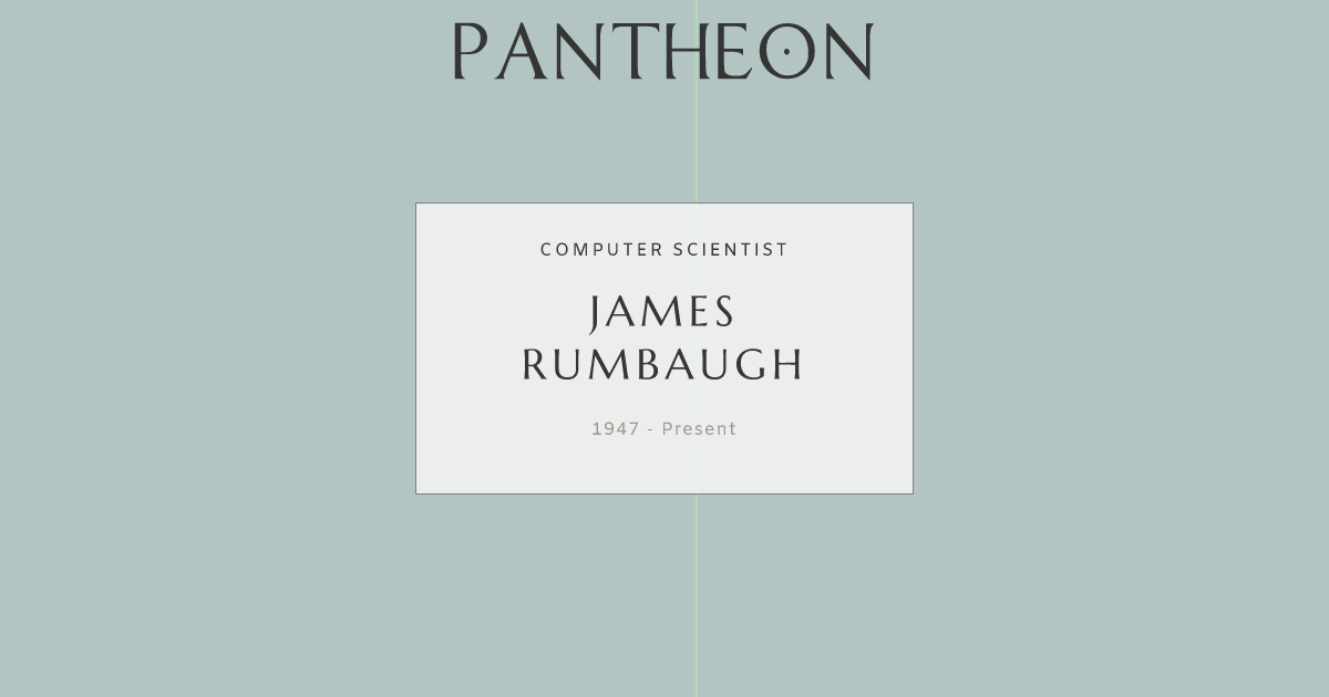 James Rumbaugh Biography | Pantheon