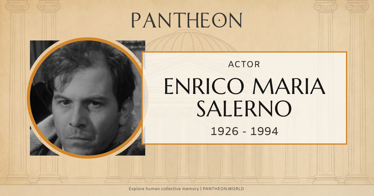 Enrico Maria Salerno Biography | Pantheon