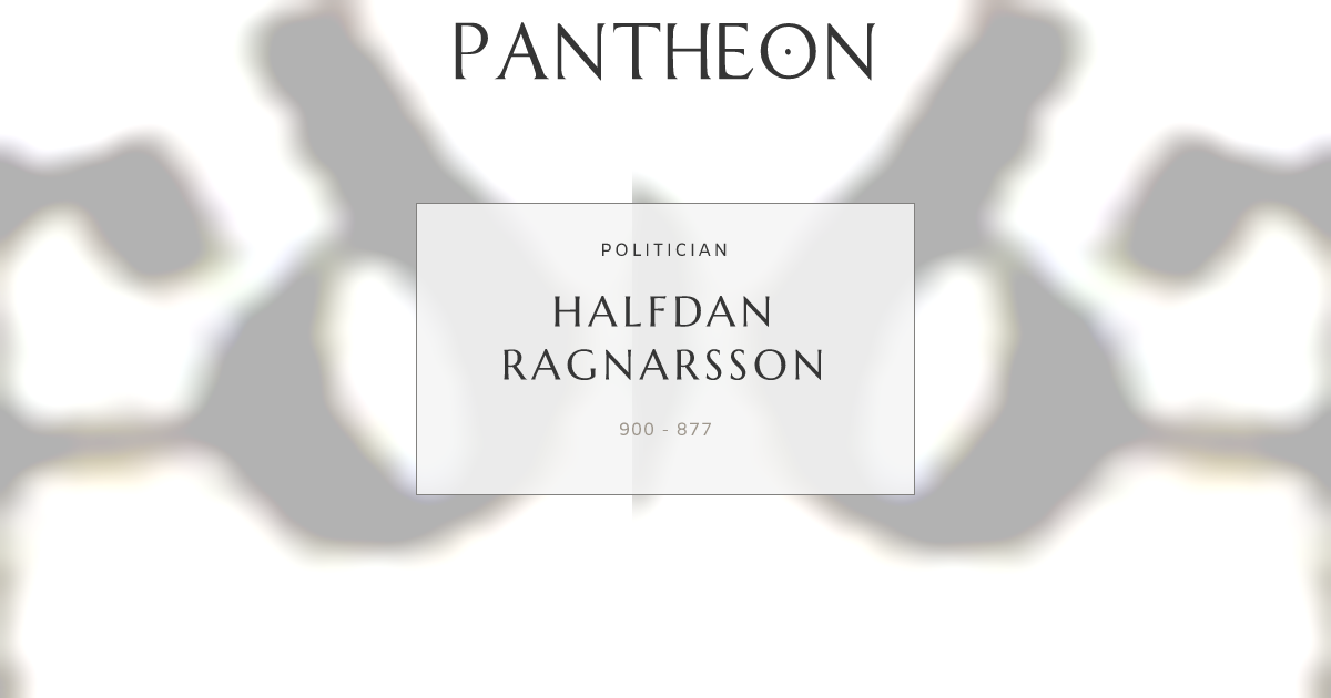 Halfdan Ragnarsson Biography | Pantheon