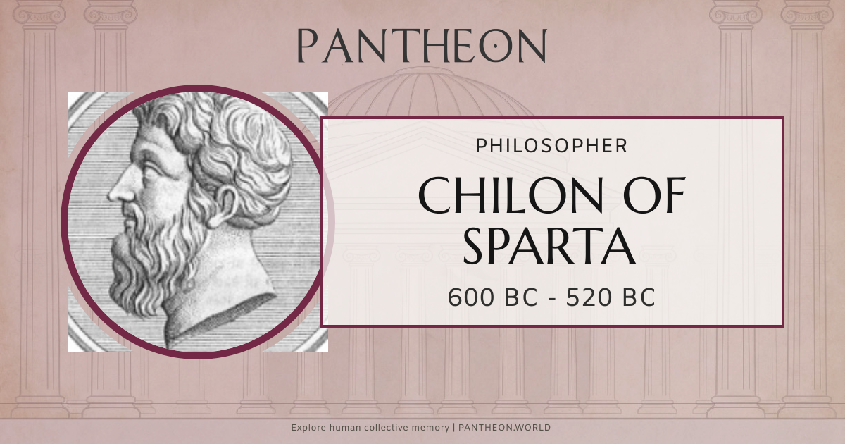 Chilon of Sparta Biography | Pantheon
