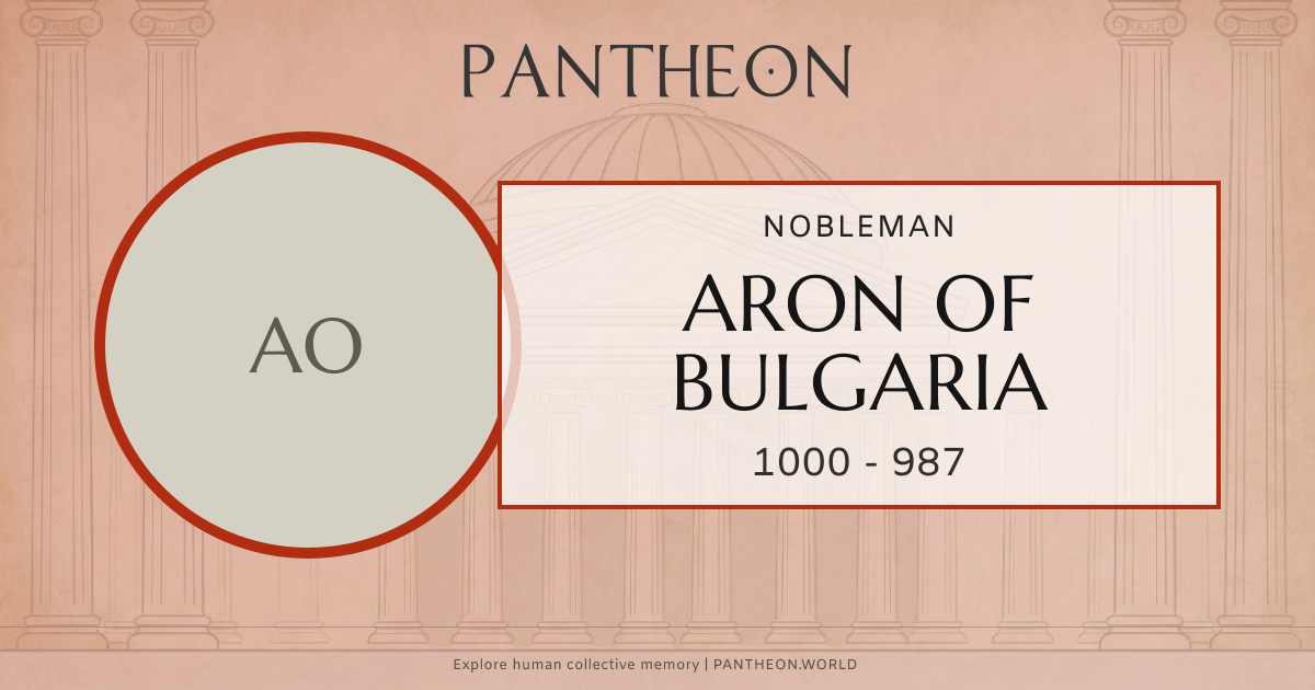 Aron of Bulgaria Biography | Pantheon