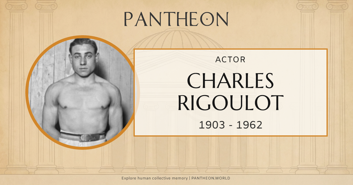 Charles Rigoulot Biography | Pantheon