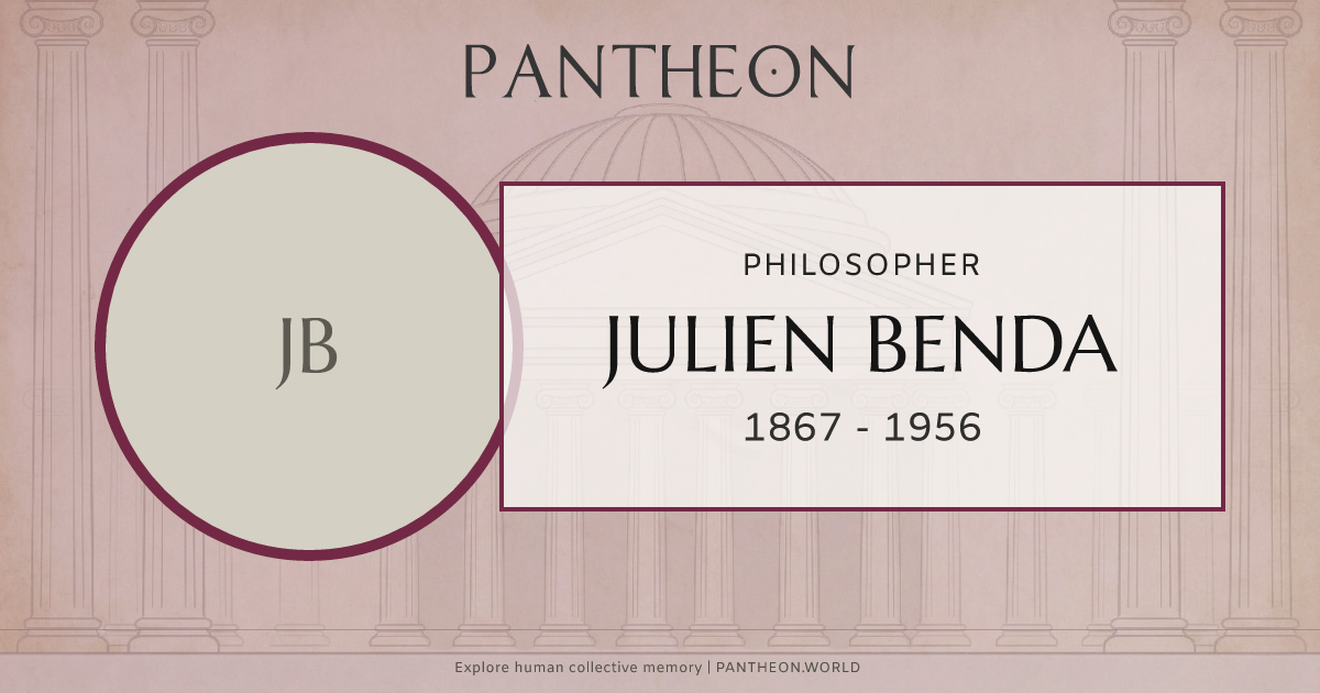 Julien Benda Biography | Pantheon