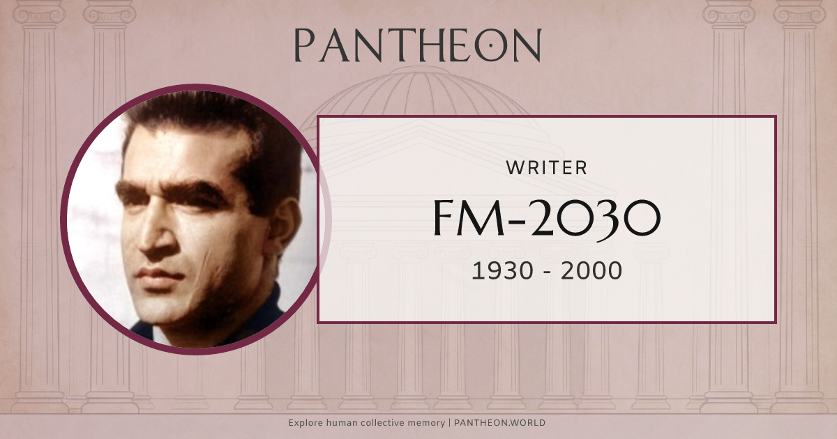 FM-2030 Biography | Pantheon