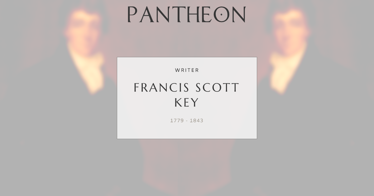 Francis Scott Key Biography | Pantheon