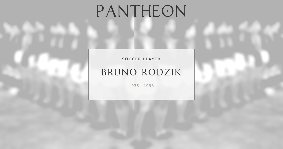 Bruno Rodzik Biography | Pantheon