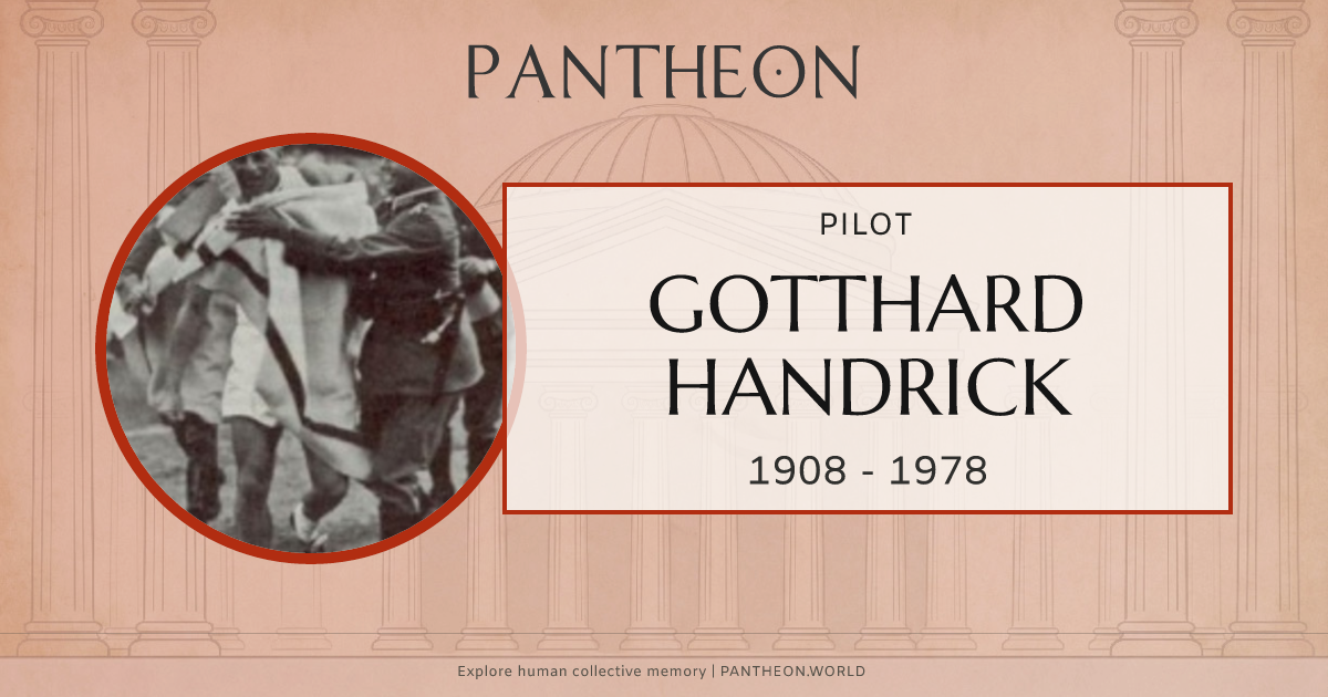 Gotthard Handrick Biography | Pantheon