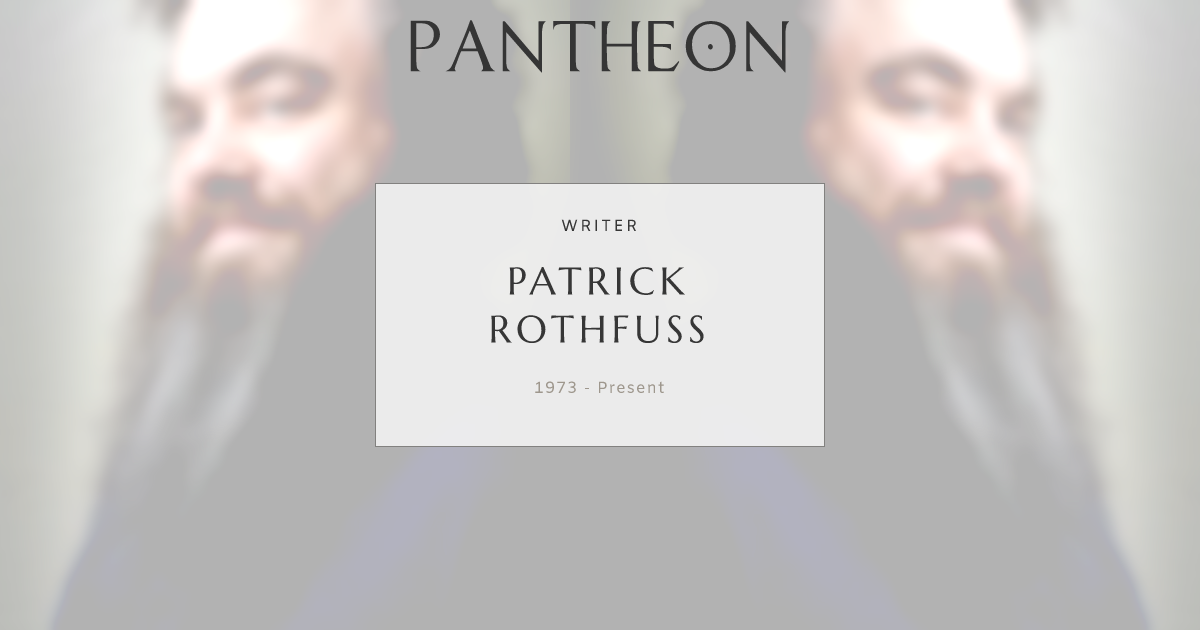 Patrick Rothfuss Biography | Pantheon