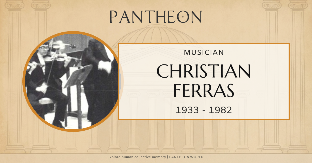 Christian Ferras Biography | Pantheon