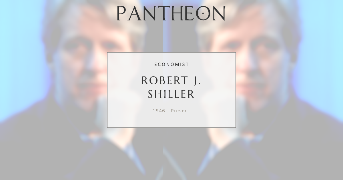 Robert J. Shiller Biography | Pantheon