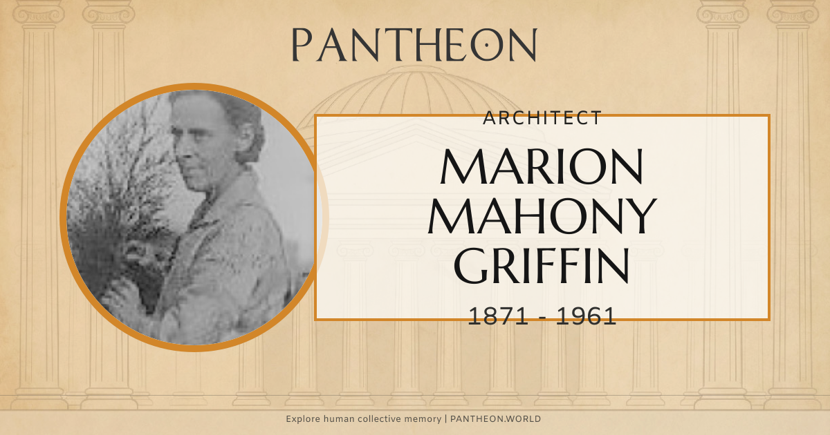 Marion Mahony Griffin Biography | Pantheon