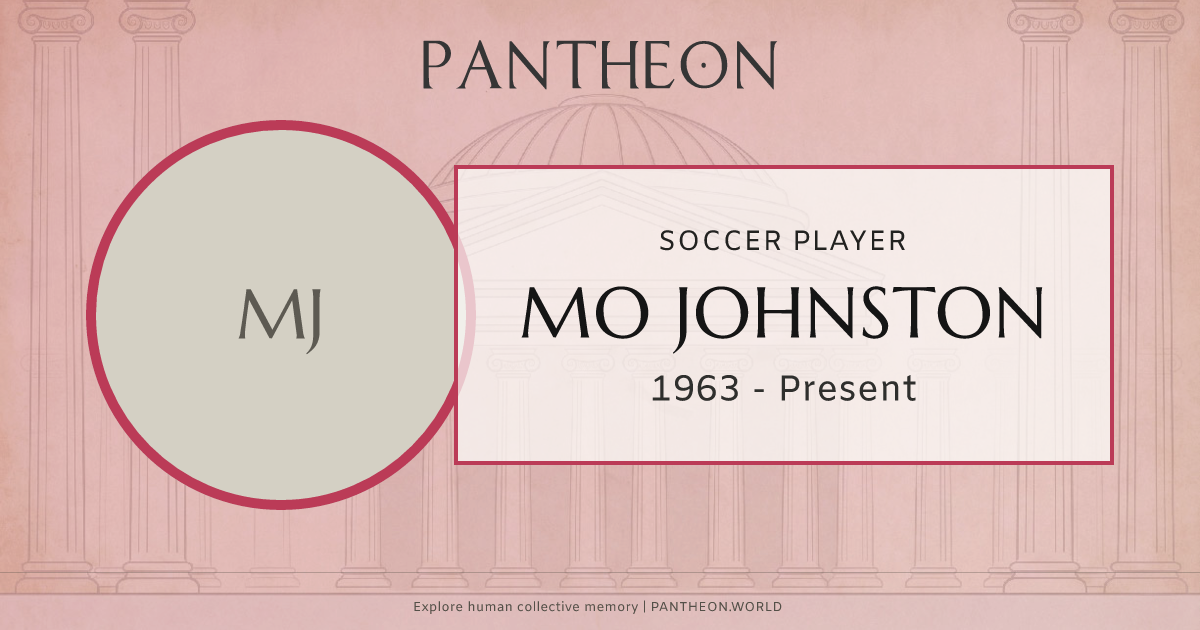 Mo Johnston Biography | Pantheon