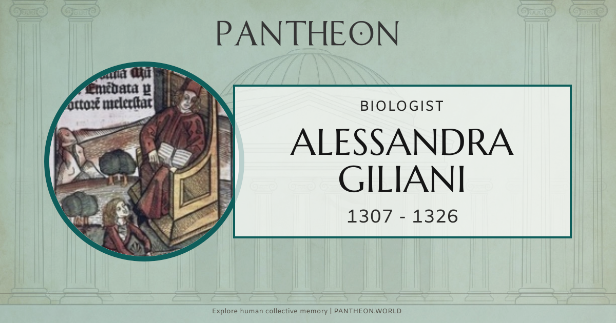 Alessandra Giliani Biography | Pantheon