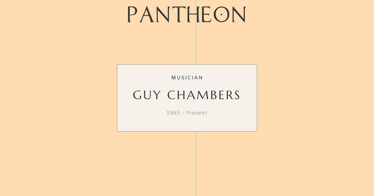 Guy Chambers Biography | Pantheon