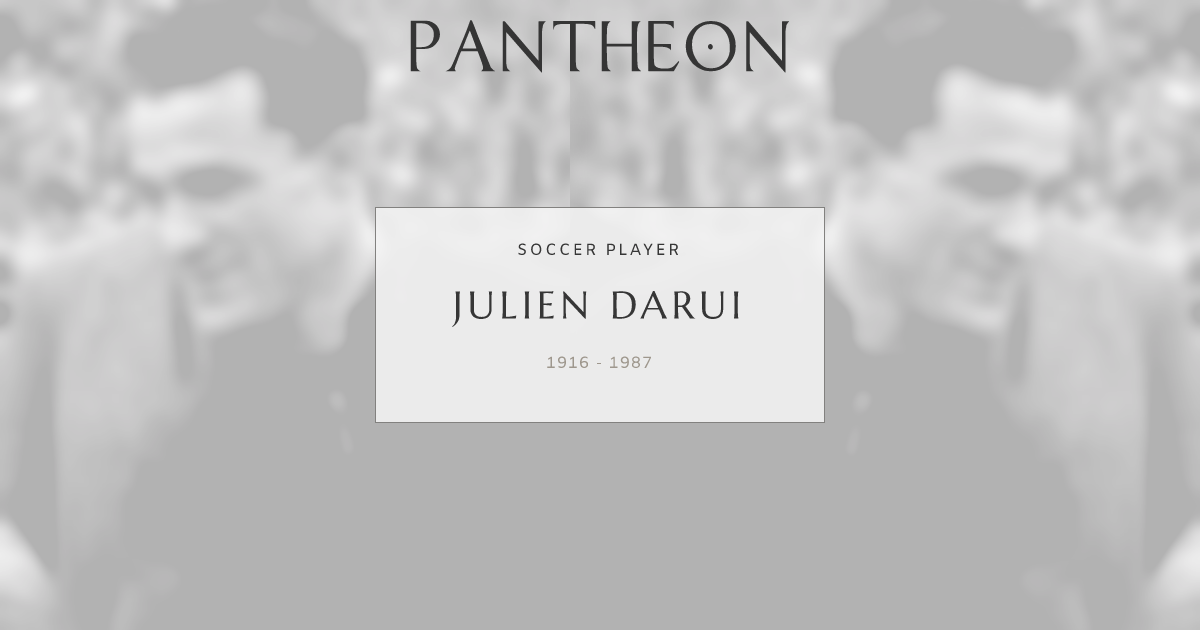 Julien Darui Biography | Pantheon
